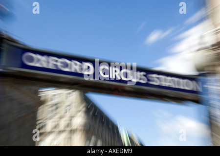 oxford; street; signs; directions; tube; overhead; post; signpost ...