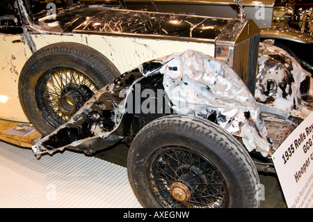 1935 Rolls Royce damaged in Hurricane Katrina Stock Photo - Alamy