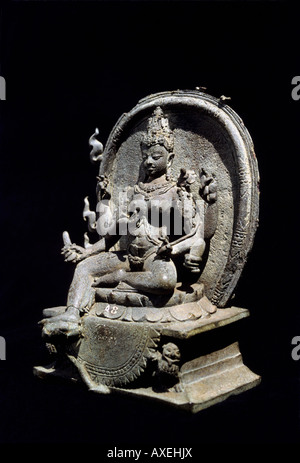 Seated Female Deity Stock Photo - Alamy