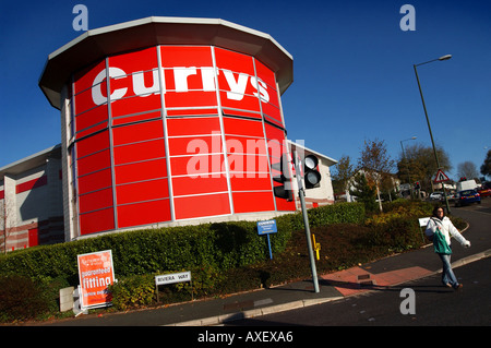 Currys electrical store sign in Torquay Devon Stock Photo - Alamy