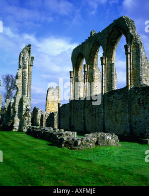 Ruins of Bayham Abbey, East Sussex, England, UK - church, chapter house ...