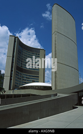 Toronto City Hall, Ontario, Canada, designed by the Finnish architect ...