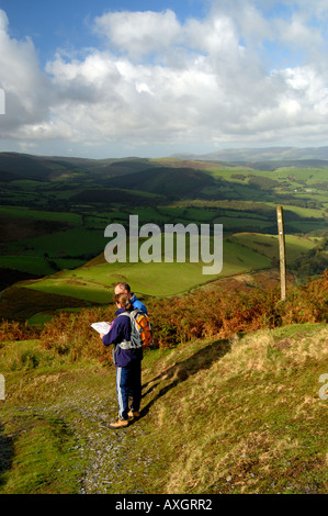 Map Reading Walking Glyndwr s Way between Machynlleth and Staylittle ...