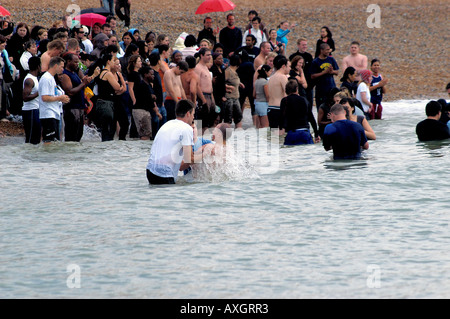 Baptism by Total Immersion Stock Photo - Alamy