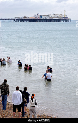 Baptism by Total Immersion Stock Photo - Alamy