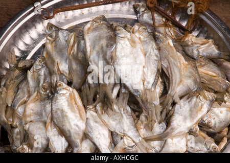 Stock photograph of dried fish at Hsipaw market in Myanmar 2006 Stock ...