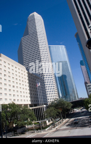 Stunning buildings in Downtown Houston Texas TX USA Stock Photo - Alamy