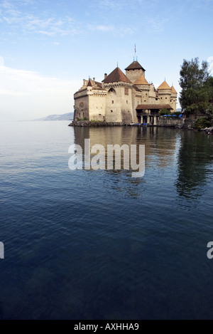 Old prison of Chateau de Chillon Stock Photo - Alamy