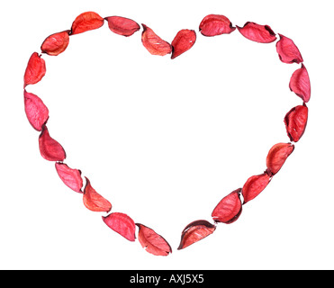 Romantic love heart shape made from pages of book Stock Photo - Alamy