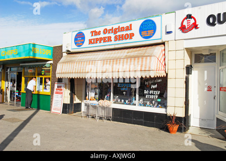 The original kipper shop Fleetwood Stock Photo - Alamy
