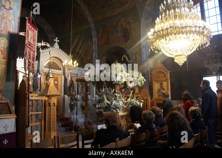 Worshippers queing line kiss Epitaphio before Easter Good Friday ...