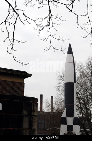 Prototype of V2 rocket at Peenemuende World War Two Nazi rocket ...