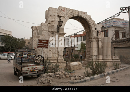 Syria, Damascus, Straight Street, Roman Arch Stock Photo: 39351322 - Alamy