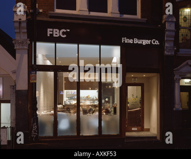 FINE BURGER CO Stock Photo - Alamy
