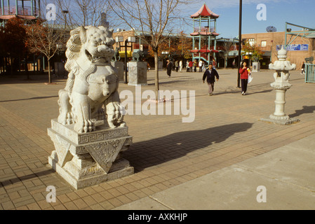 Chinatown Square, Chicago, Illinois Stock Photo - Alamy