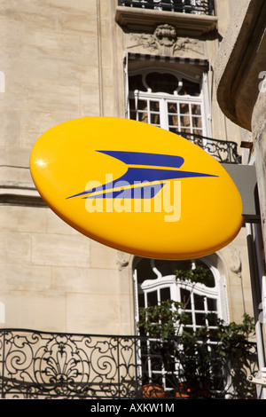 "La Poste" Post Office sign, France Stock Photo - Alamy