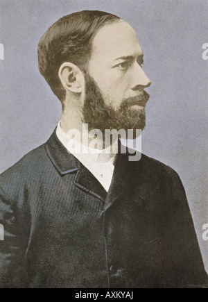 Heinrich Rudolf Hertz (1857 – 1894) German physicist Stock Photo ...