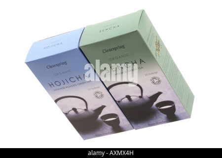 A Box Of Japanese Green Tea Bags Stock Photo - Alamy