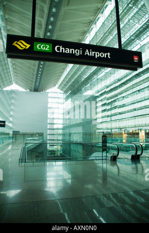 Sign on MRT for Changi Airport Singapore Stock Photo - Alamy