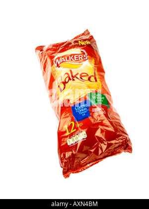 Walkers baked ready salted crisps Stock Photo - Alamy