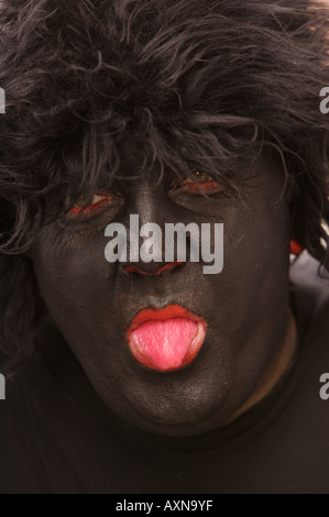 The Demon, typical of the Easter Sunday procession in Murcia Stock ...
