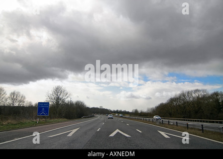 uk road sign chevron markings board bend bends sharp acute Stock Photo ...