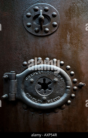 Cradley Boiler Co old authentic boiler Stock Photo - Alamy