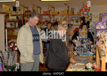 People Shopping Meirion Mill Dinas Mawddwy North West Wales Stock Photo ...
