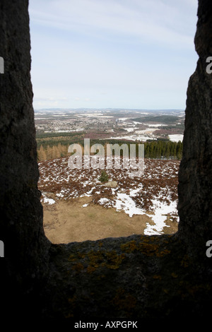 View from the top of Scolty Tower at the top of Scolty Hill near ...