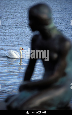 Copenhagen mermaid statue Stock Photo - Alamy
