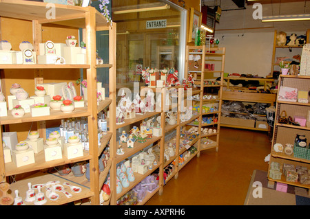 Inside Shop Meirion Mill Dinas Mawddwy North West Wales Stock Photo - Alamy