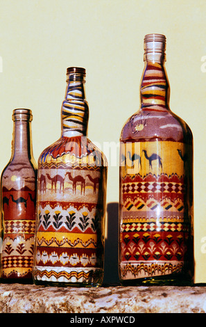 Jordan Jerash Handicrafts Sand Bottles Stock Photo - Alamy