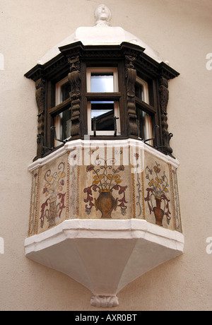 Bay window, Engadin Stock Photo - Alamy