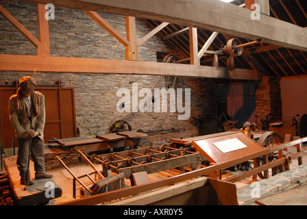 Interior Display Llechwedd Slate Caverns Blaenau Ffestiniog Snowdonia ...