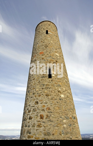 Scolty Tower at the top of Scolty Hill near Banchory, Aberdeenshire ...