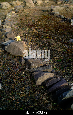 Stone pebble quarry spiral land art curved path line circle magic ...