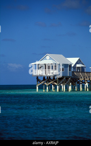 Exclusive vacation bungalows on stilts over the water , Bermuda Stock ...