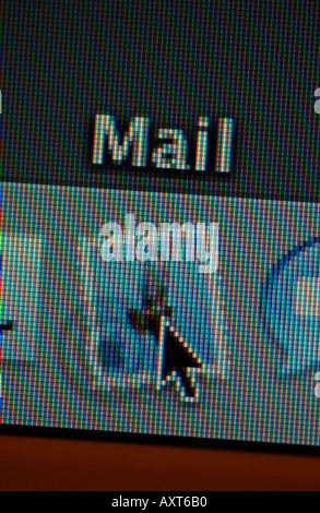 Close up of an email write word and icon on a computer Stock Photo - Alamy