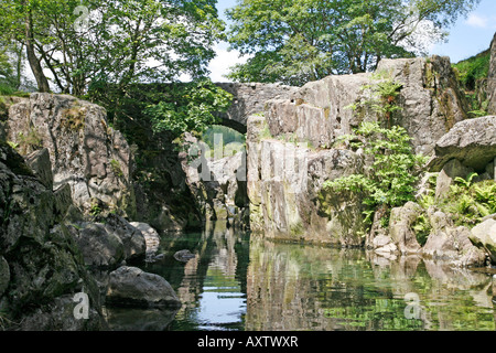 Birks Bridge in the Duddon Valley , Cumbria Stock Photo - Alamy