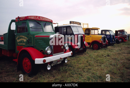 Classic British Trucks Stock Photo - Alamy