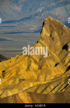 Manly Beacon in Death Valley National Park in California Stock Photo ...