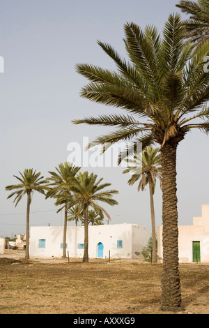 Typical old Houses of Djerba. Region of Mahboubine.Tunisia Stock Photo ...