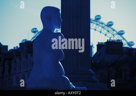 Sculpture of Mark Quinn’s Alison Lapper Pregnant on the fourth plinth ...