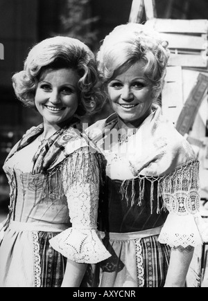 German singer Maria Hellwig at the television show 'die Musik kommt ...