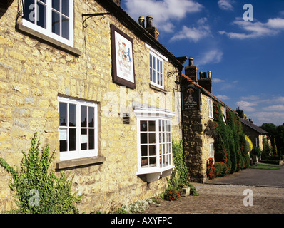 COXWOLD NORTH YORKSHIRE UK September View down the main street of this ...