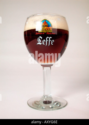 Glass of Leffe Radieuse ale Belgium Stock Photo - Alamy