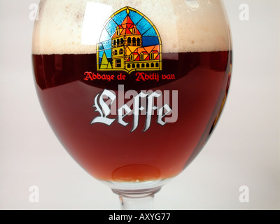 Glass of Leffe Radieuse ale Belgium Stock Photo - Alamy
