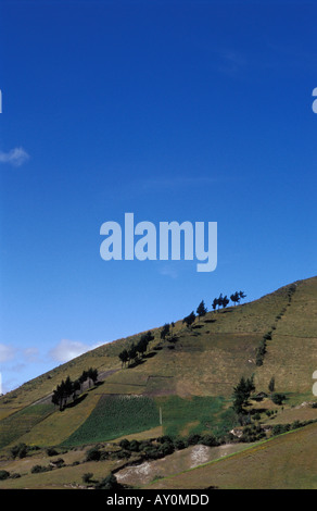 Landscape around the village of Chugchilan near Latacunga in the ...