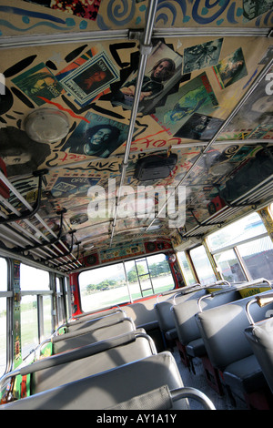 The Chukka Reggae Bus to Bob Marley's Birth Place at Nine Mile, Jamaica ...