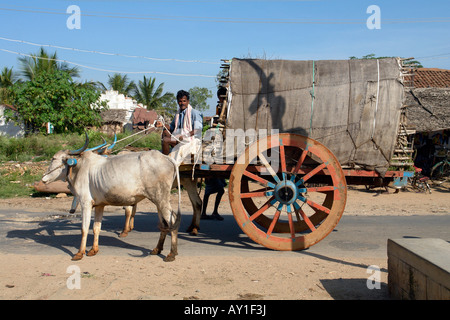 Indian ox cart Stock Photo - Alamy